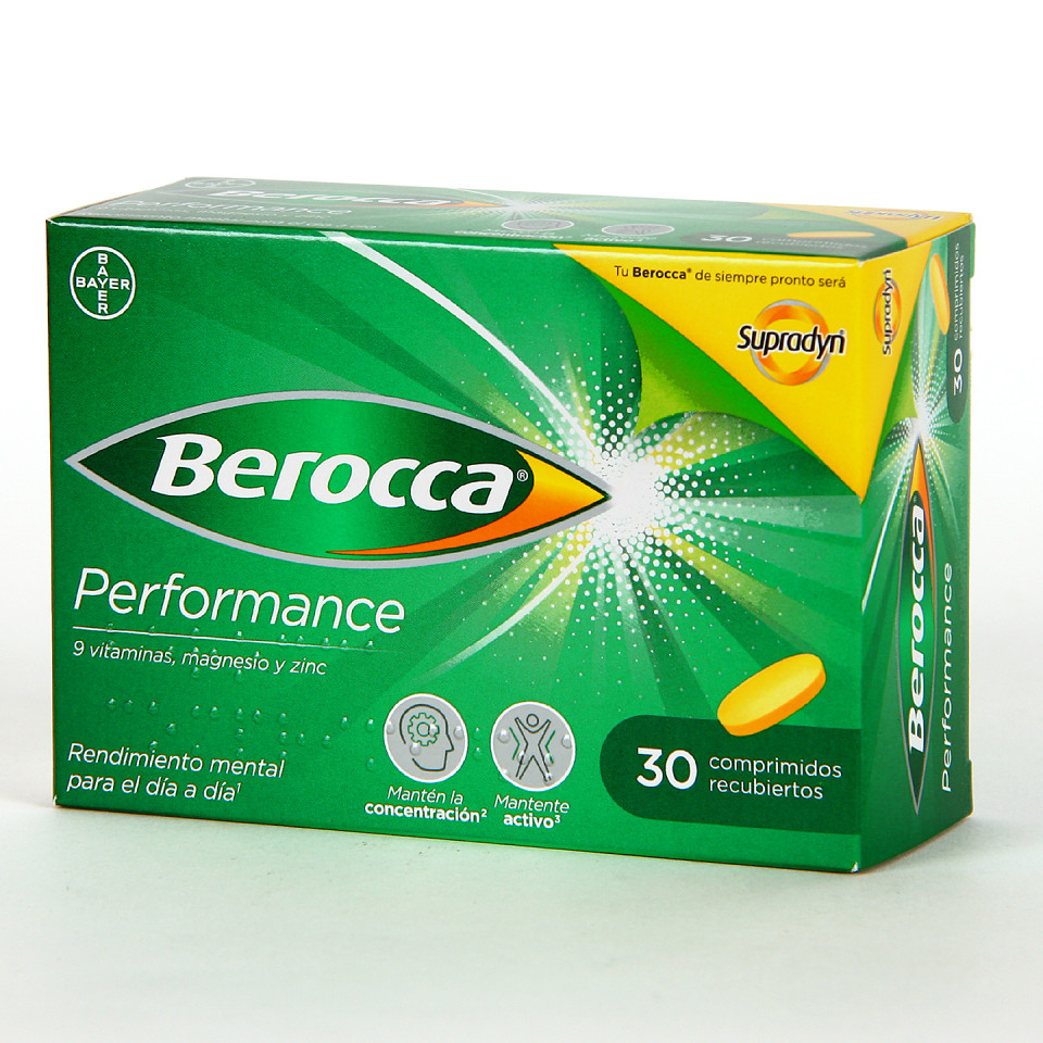 Berocca Performance 30 comprimidos | Farmacia Jiménez