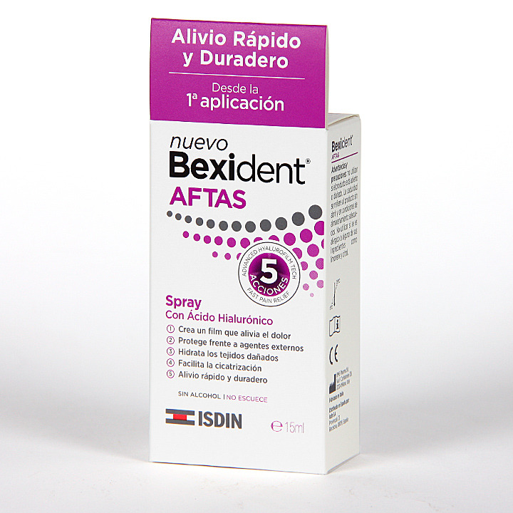 Bexident Aftas Spray Bucal 15 ml | Farmacia Jiménez