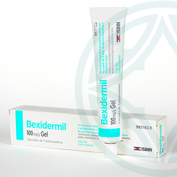 Bexidermil 100 mg/g gel tópico 50 g | Dolor contractural | Farmacia Jiménez