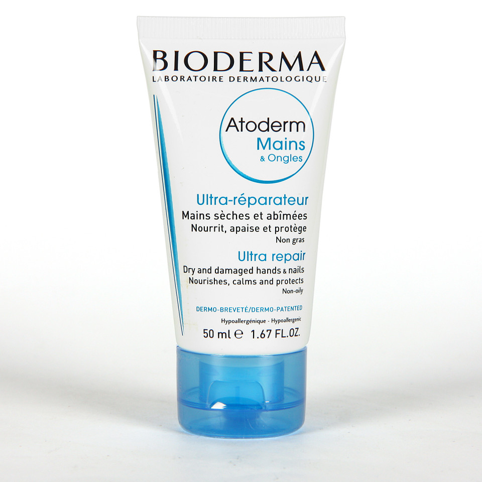 Bioderma Atoderm Crema de manos y uñas 50 ml | Piel Seca | Farmacia Jiménez