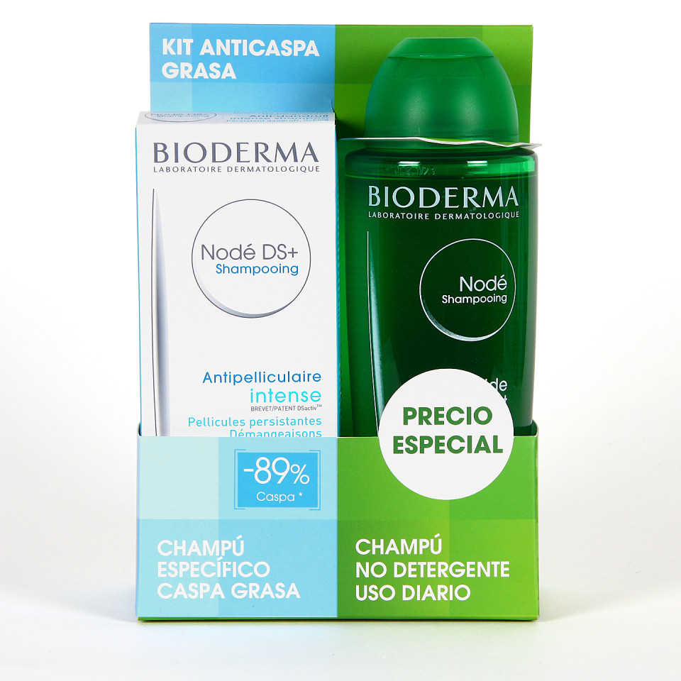 Bioderma Nodé DS+ Champú + Nodé Champú fluido Pack precio especial ...