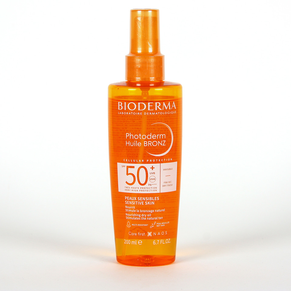 Bioderma Photoderm Bronz SPF 50+ Aceite Bronceador Spray 200 ml ...