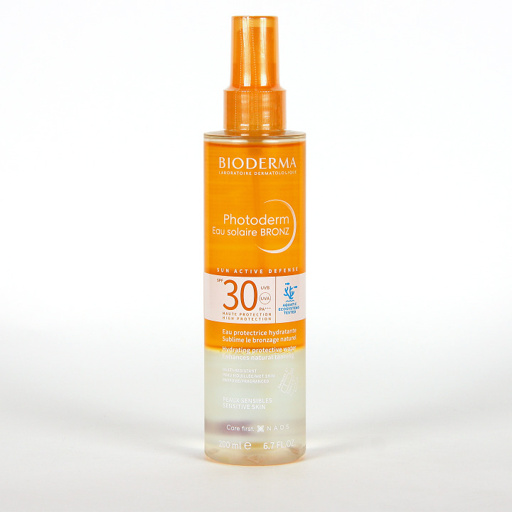 Bioderma Photoderm Eau Solaire Bronz SPF 30 200 ml | Farmacia Jiménez
