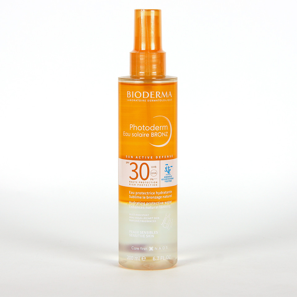 Bioderma Photoderm Eau Solaire Bronz SPF 30 200 ml | Farmacia Jiménez