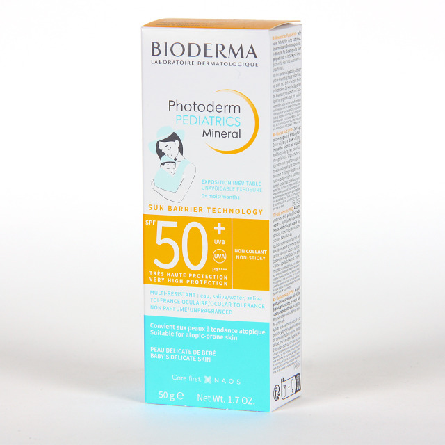 Bioderma Photoderm Pediatrics Mineral SPF50+ 50gr | Farmacia Jiménez
