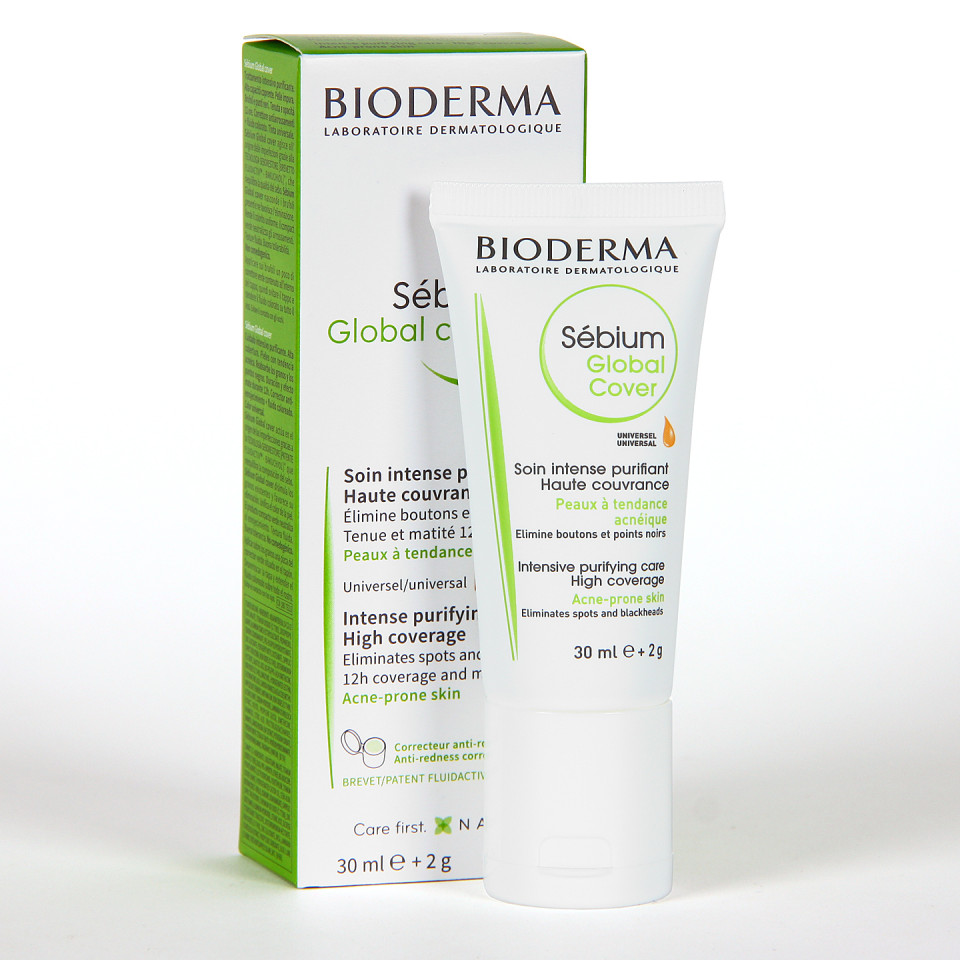 Bioderma Sébium Global Cover | Piel Acné | Farmacia Jiménez