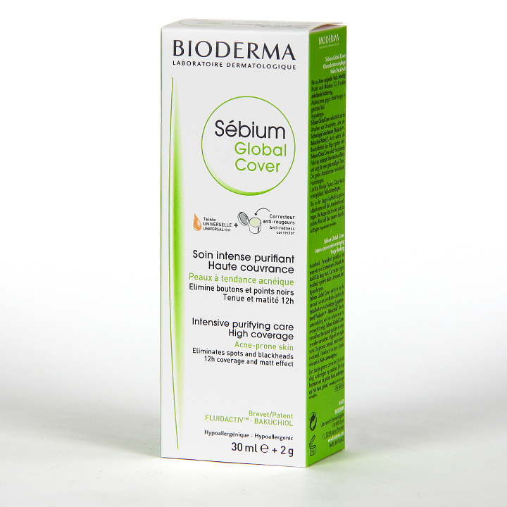 Bioderma Sébium Global Cover | Piel Acné | Farmacia Jiménez