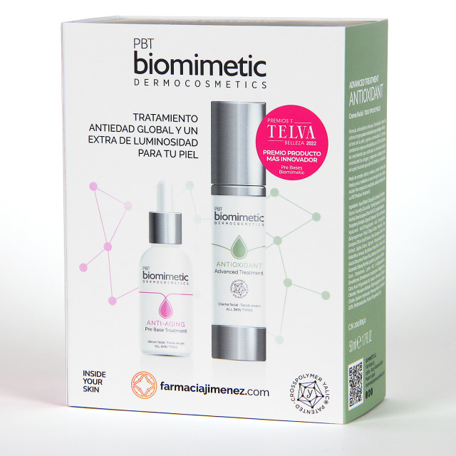 Biomimetic PACK Prebase antiedad con Advanced Treatment Antioxidante de ...