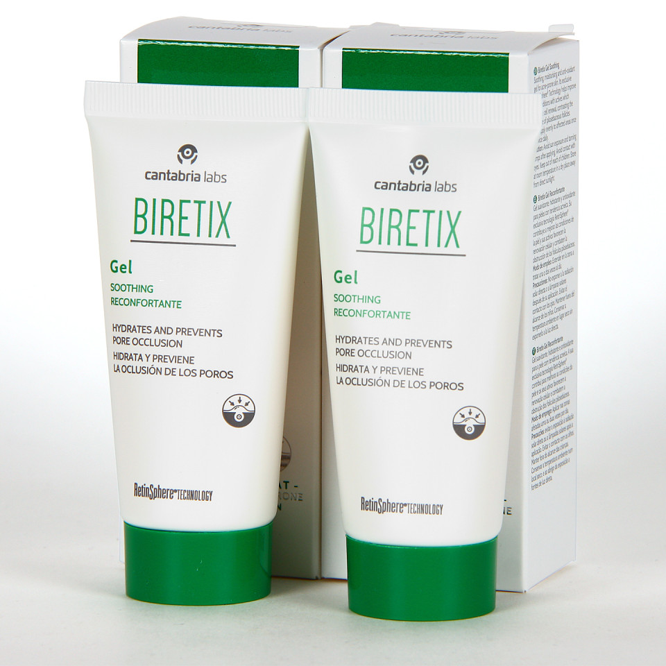 Biretix Gel Reconfortante PACK Duplo 20% Descuento | Farmacia Jiménez