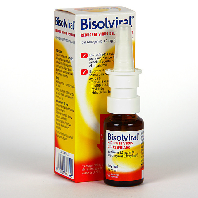 Bisolviral Spray Nasal 20 ml | Farmacia Jiménez