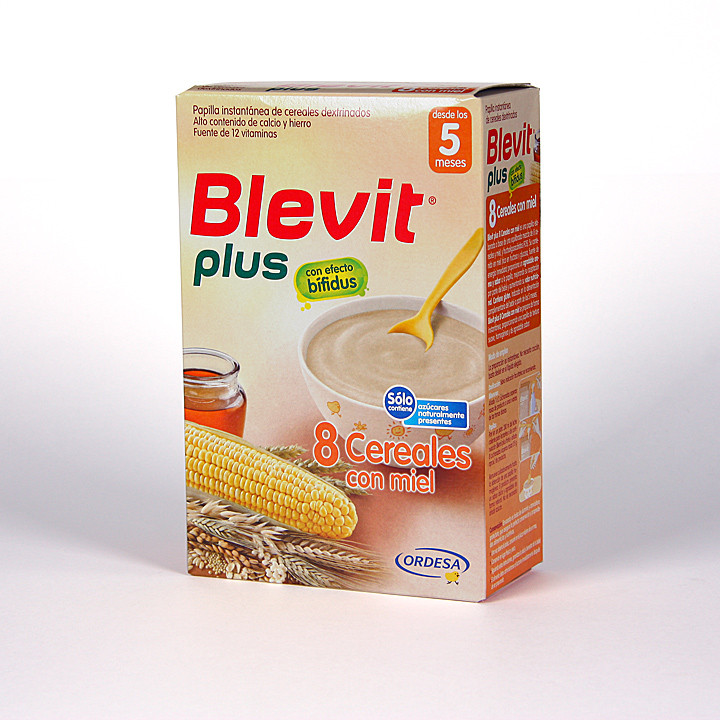 Blevit Plus 8 Cereales Miel 300 g | Blevit | Farmacia Jiménez