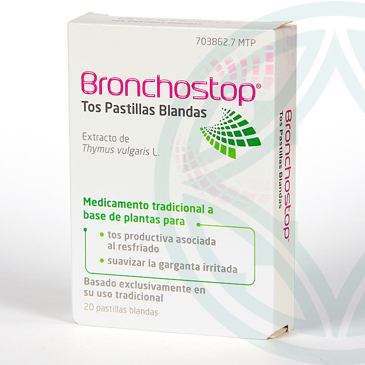 Bronchostop Tos 20 pastillas Blandas | Farmacia Jiménez