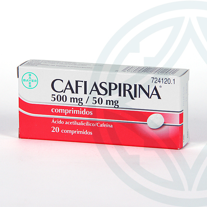 Cafiaspirina 20 comprimidos | Dolor | Farmacia Jiménez