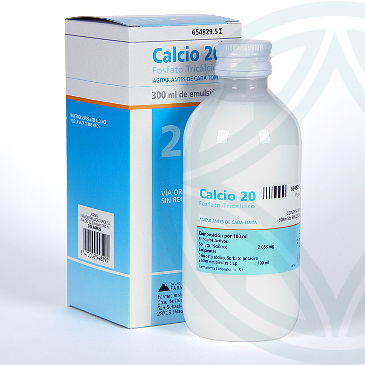 Calcio 20 Emulsión Oral | Farmacia Jiménez