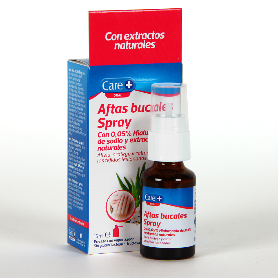 Care+ Aftas Bucales Spray 15 ml | Farmacia Jiménez