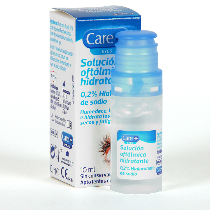 Care+ Solución Oftálmica Hidratante Colirio 10 ml | Farmacia Jiménez