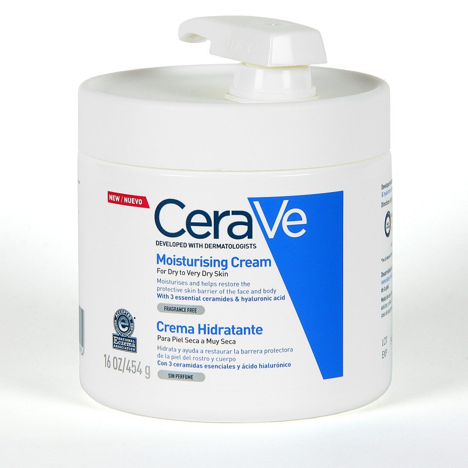 Cerave Crema Hidratante familiar dosificador 454 ml | Farmacia Jiménez