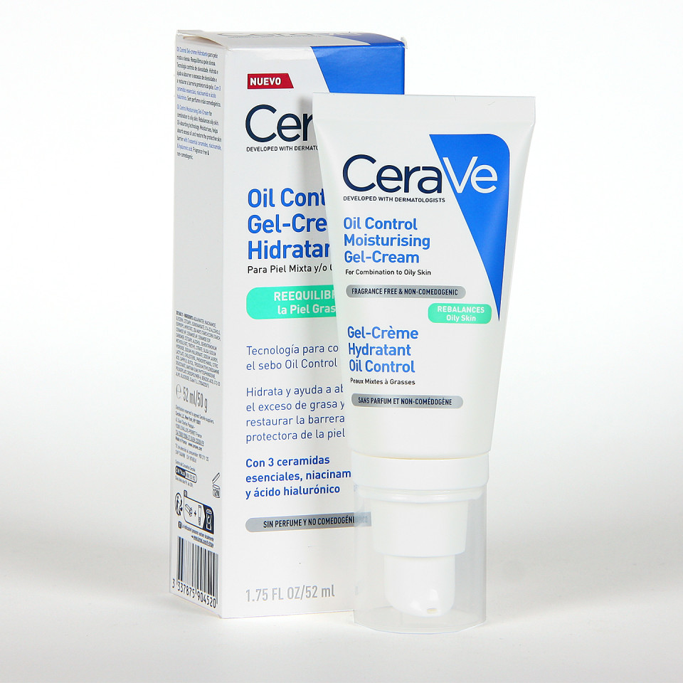 Cerave Oil Control Gel crema hidratante 52ml | Farmacia Jiménez