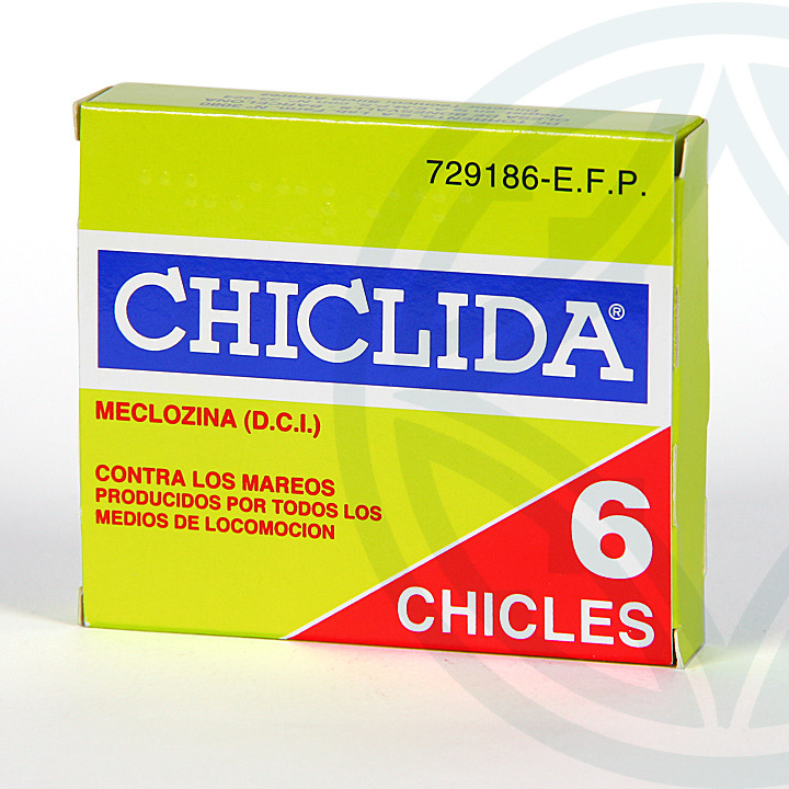 Chiclida 6 chicles | Mareo | Farmacia Jiménez