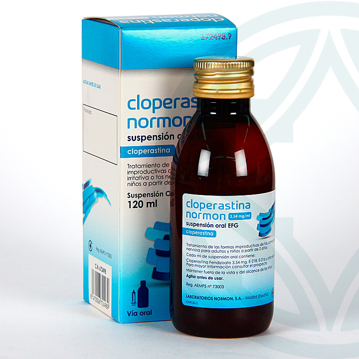 Cloperastina Normon EFG Suspensión oral 120 ml | Farmacia Jiménez