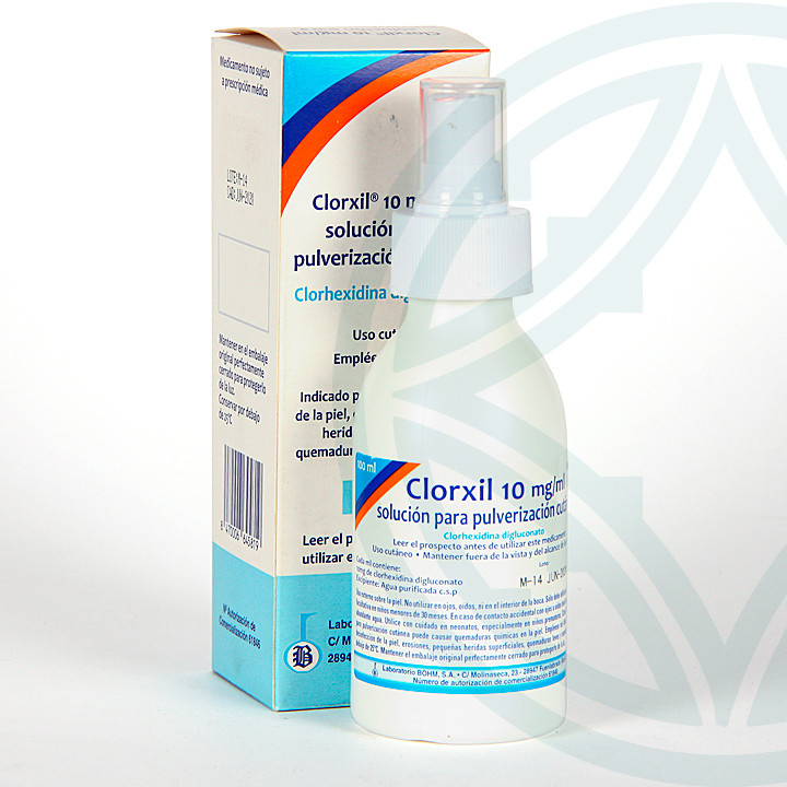 Clorxil Solución tópica pulverizador 100 ml | Antiséptico Cutáneo ...