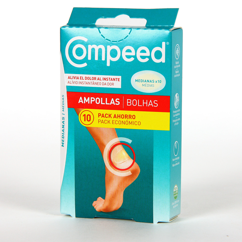 Compeed Ampollas Medianas PACK 10 Apósitos | Farmacia Jiménez