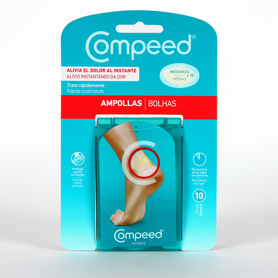 Compeed Ampollas medianas Pack Duplo 10 apósitos | Farmacia Jiménez