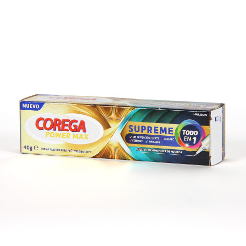 Corega Power Max Supreme Crema Fijadora 40g | Farmacia Jiménez