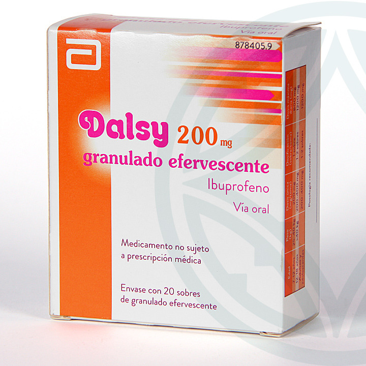 Dalsy 200 mg 20 sobres | Analgésico - Antiinflamatorio | Farmacia Jiménez