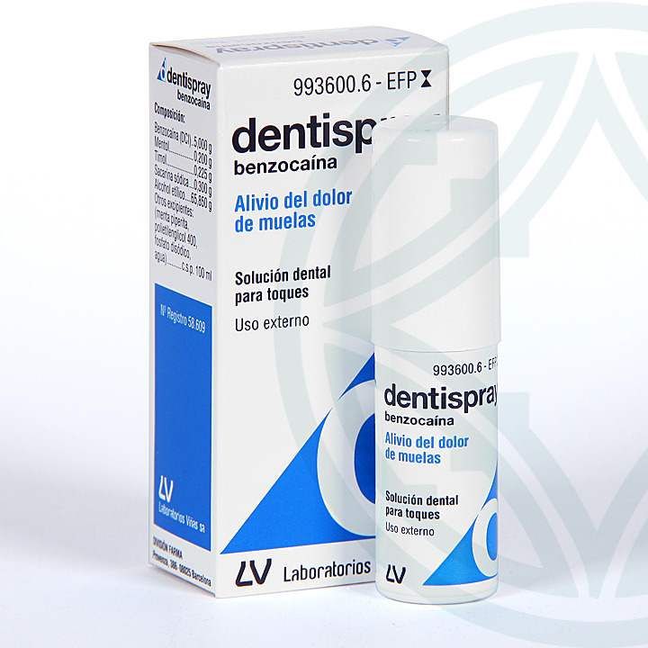 Dentispray Solución Dental Spray para dolor de muelas 5ml | Farmacia ...