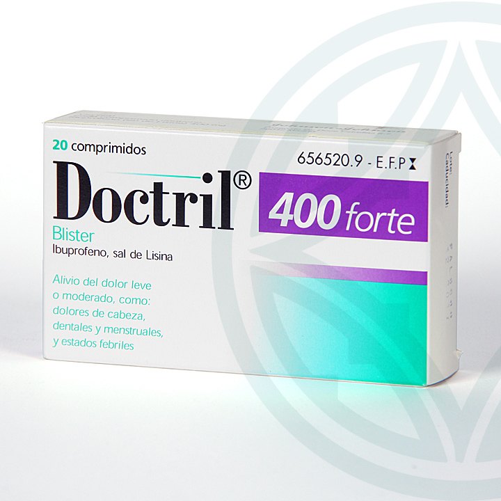 Doctril Forte 400 mg 20 comprimidos | Johnson & Johnson | Farmacia Jiménez