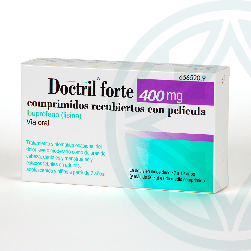 Doctril Forte 400 mg 20 comprimidos | Johnson & Johnson | Farmacia Jiménez