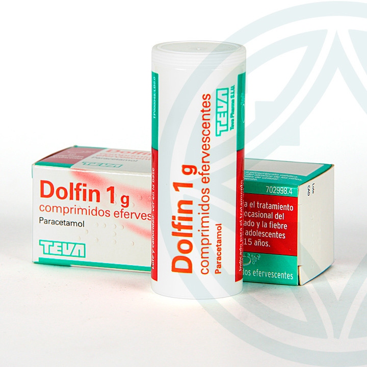 Dolfin 1 g 10 comprimidos efervescentes | Paracetamol | Farmacia Jiménez