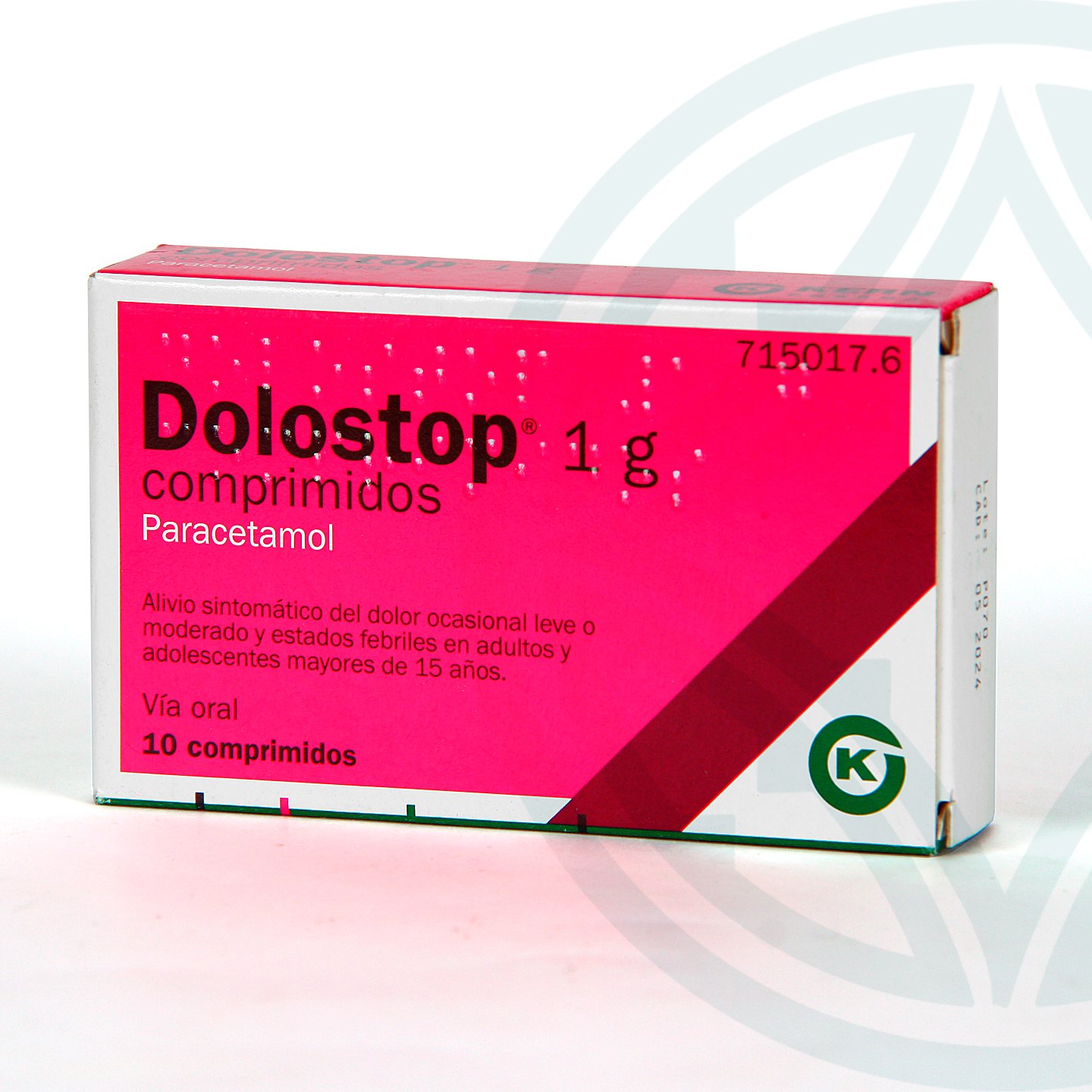 Dolostop 1 g 10 comprimidos | Farmacia Jiménez