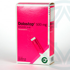 Dolostop 500 mg 10 sobres solución oral | Paracetamol | Farmacia Jiménez