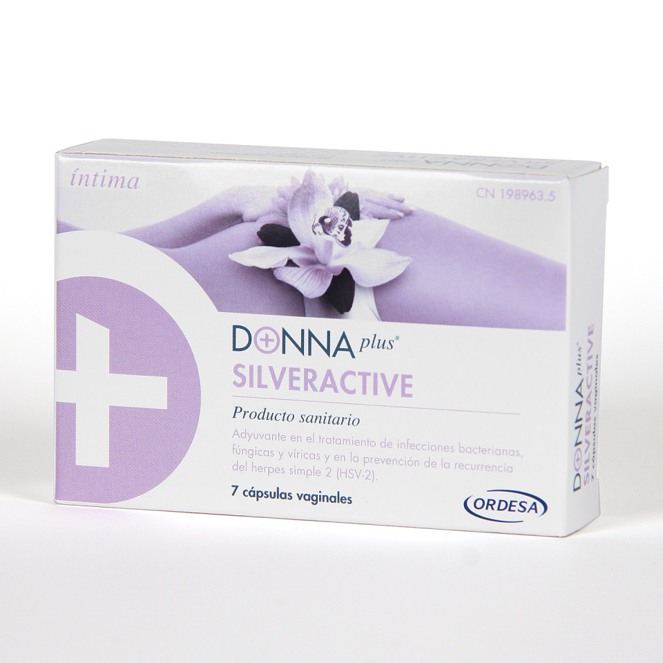 DonnaPlus Silveractive 7 Cápsulas Vaginales | Farmacia Jiménez