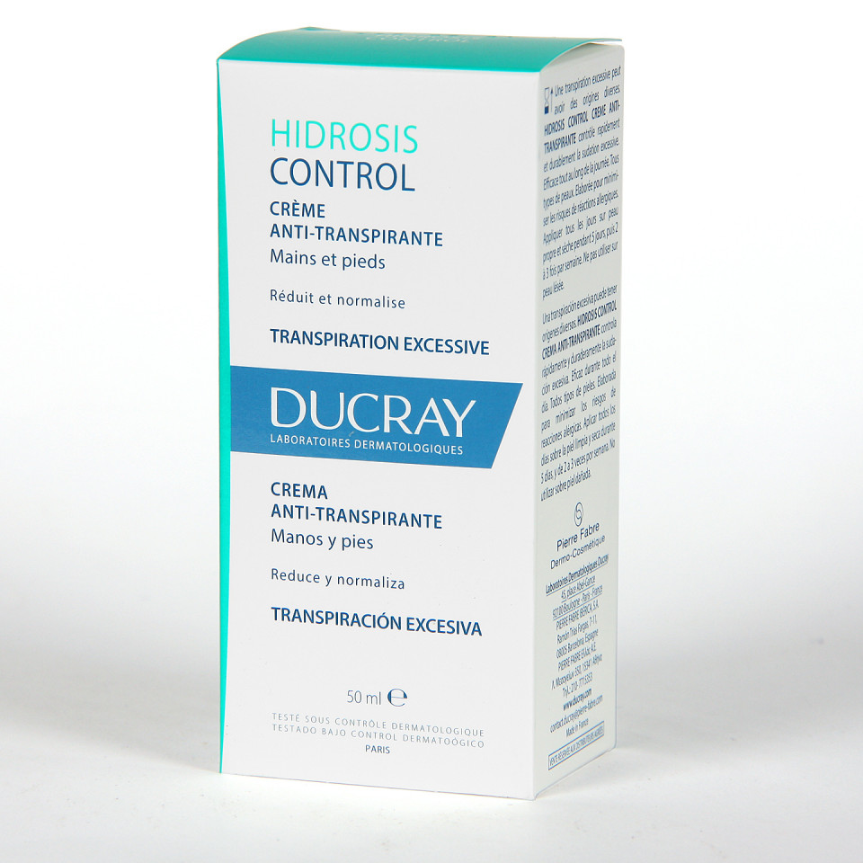 Ducray Hidrosis Control desodorante crema 50 ml | Farmacia Jiménez