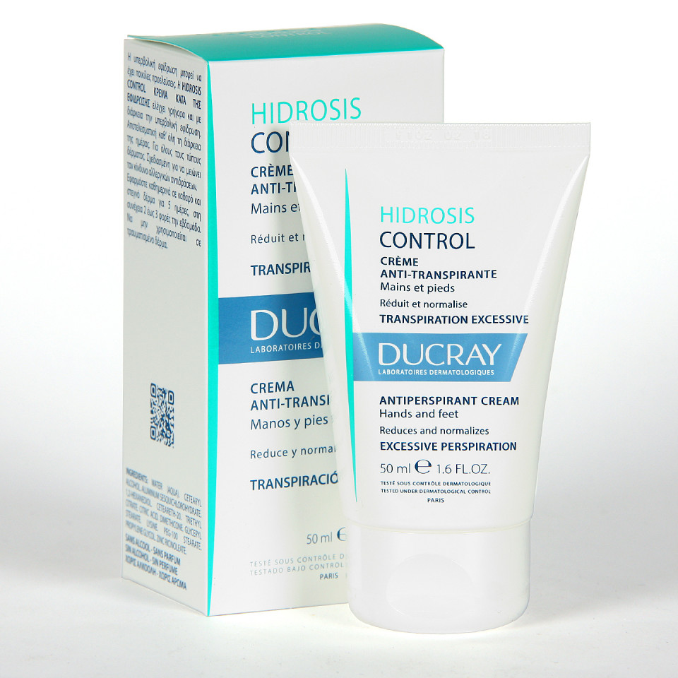 Ducray Hidrosis Control desodorante crema 50 ml | Farmacia Jiménez