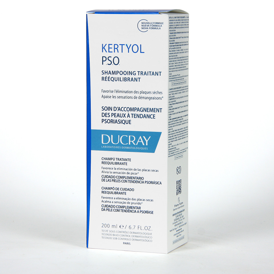 Ducray Kertyol P.S.O Champú Tratamiento Queratorreductor 200 ml ...