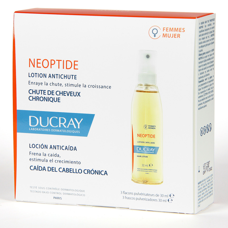 Ducray Neoptide Loción 3X30 ml Anticaída crónica | Farmacia Jiménez