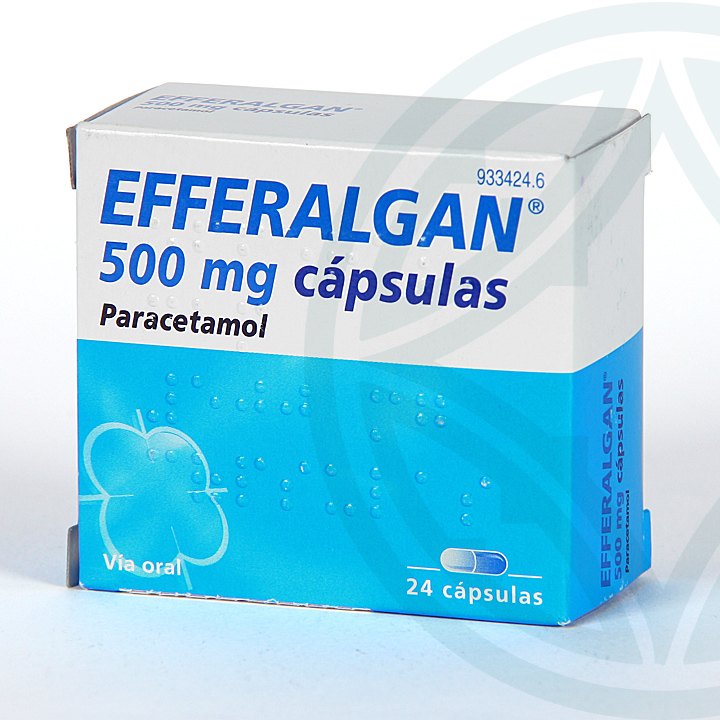 Efferalgan 500 mg 24 cápsulas | Paracetamol | Farmacia Jiménez