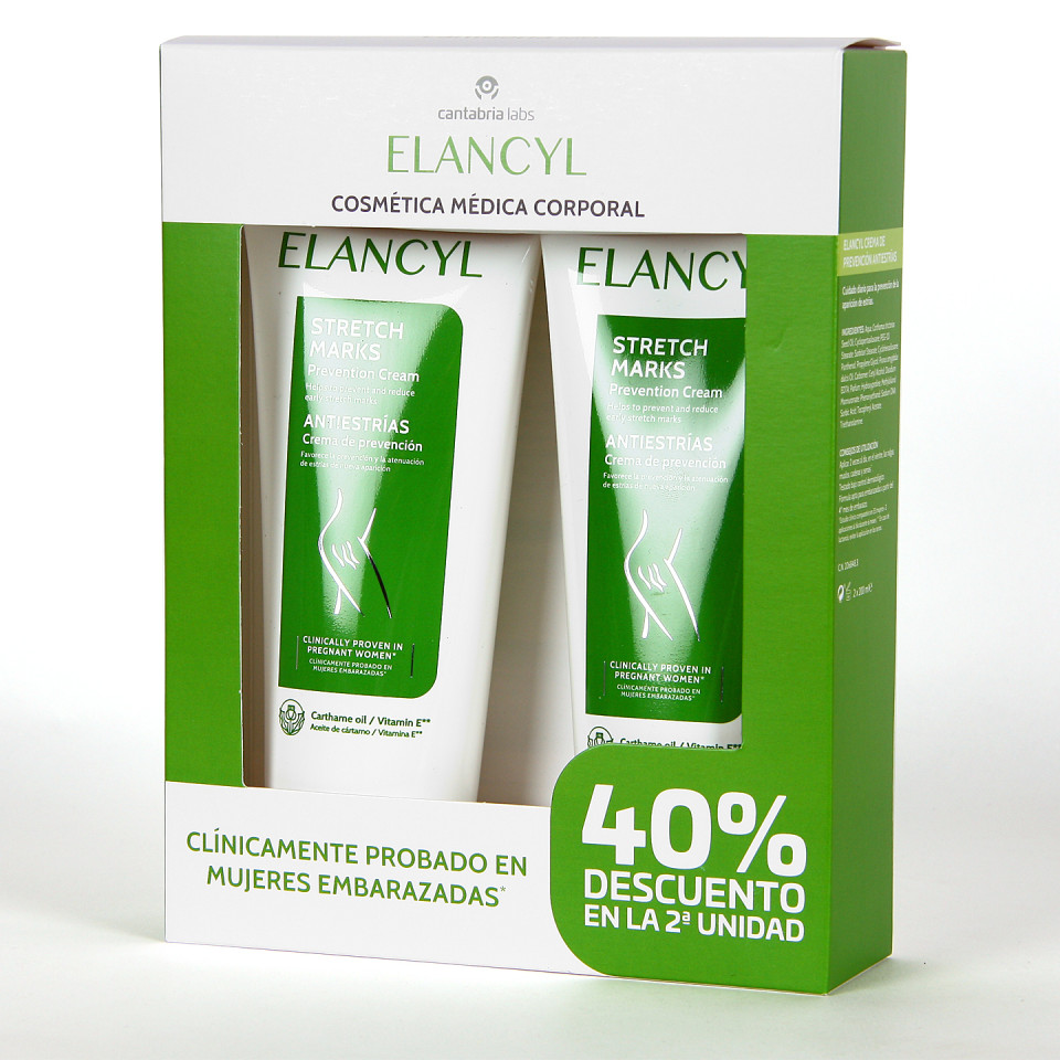 Elancyl PACK Duplo Antiestrías Crema Prevención | Farmacia Jiménez