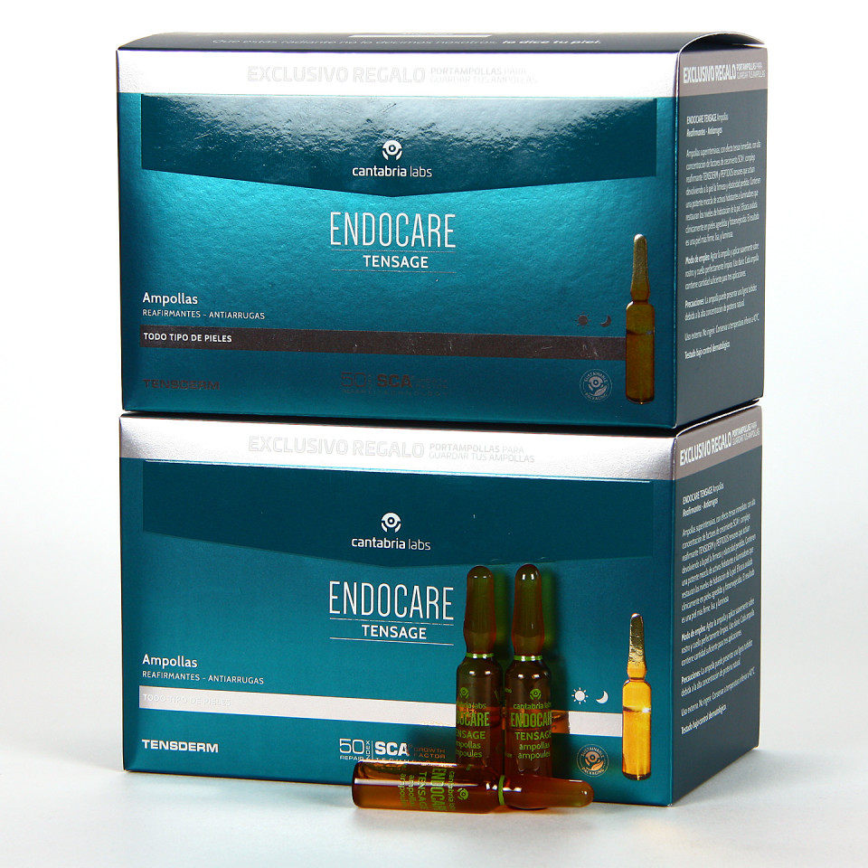 Endocare Tensage Ampollas PACK Duplo 30% Descuento 2x20 Ampollas ...