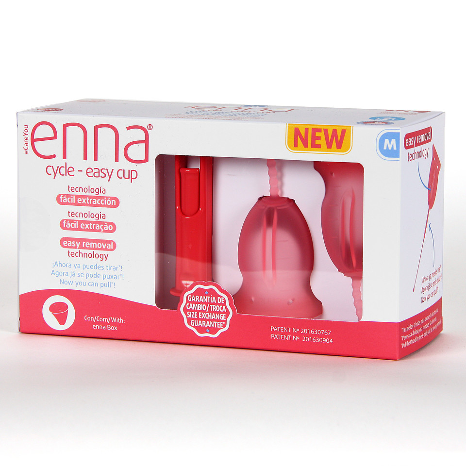 Enna Cycle Easy Cup Copa Menstrual talla M 2 copas con aplicador ...