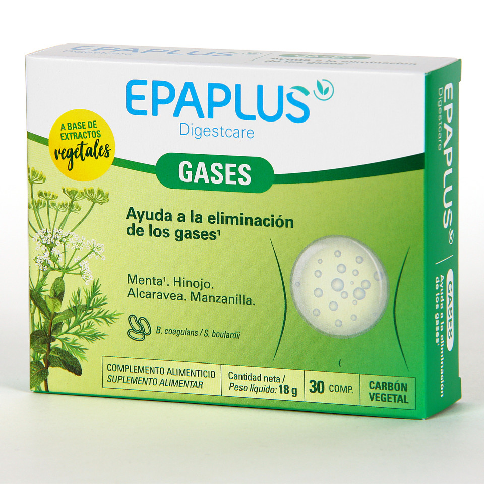 Epaplus Digestcare Gases 30 comprimidos | Farmacia Jiménez