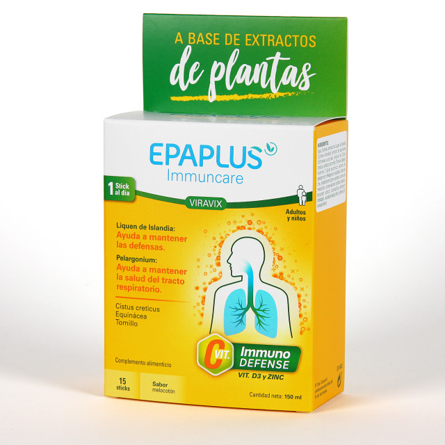 Epaplus Immuncare Viravix 15 stick | Farmacia Jiménez