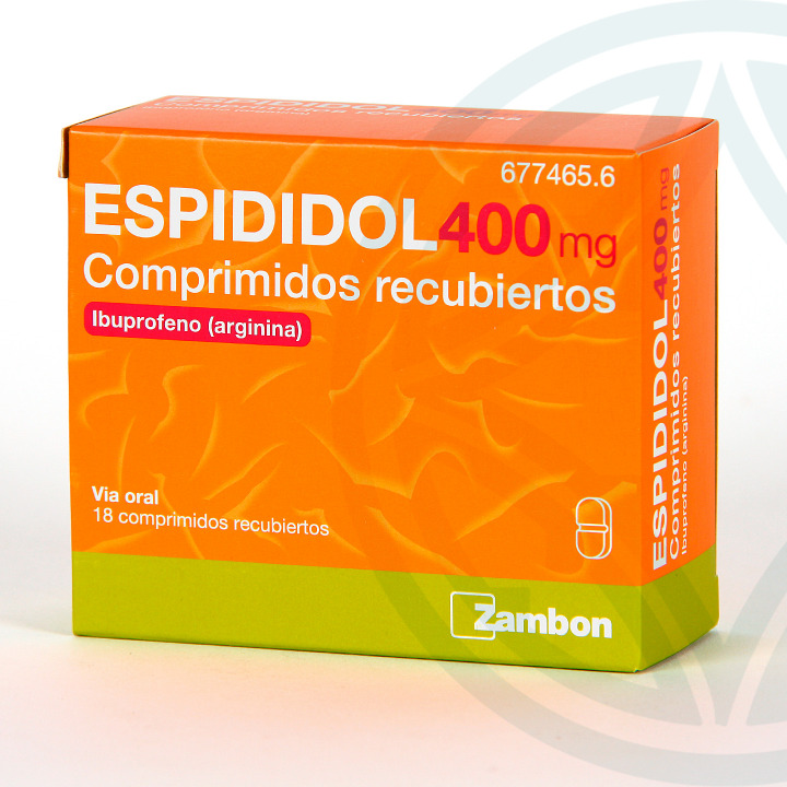 Espididol 18 comprimidos recubiertos | Ibuprofeno | Farmacia Jiménez