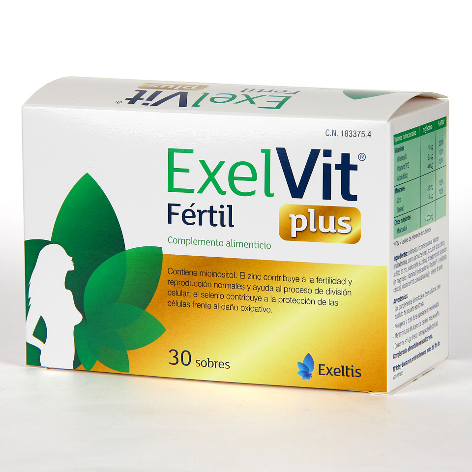 ExelVit Fértil Plus Mujer 30 sobres | Farmacia Jiménez