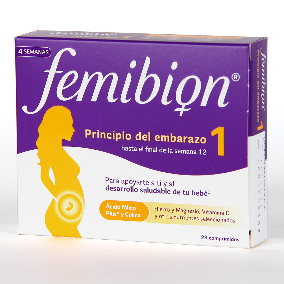 Femibion 1 Planificación y Principio del embarazo 28 comprimidos ...