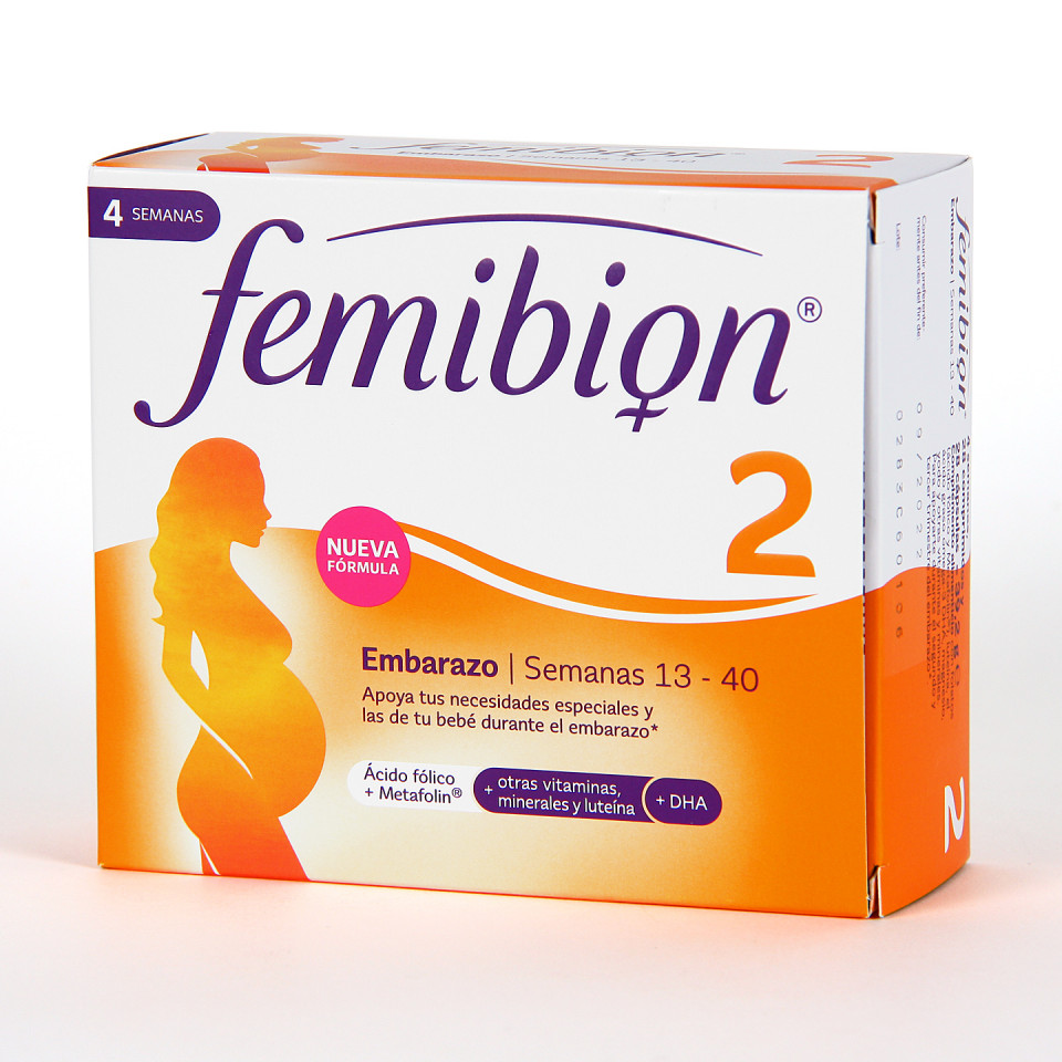 Femibion 2 Embarazo 28 comprimidos y 28 cápsulas | Farmacia Jiménez
